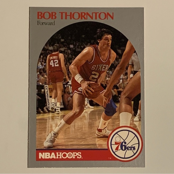 NBA HOOPS | Toys | 99 Nba Hoops Philadelphia 76ers Bob Thornton 232 ...